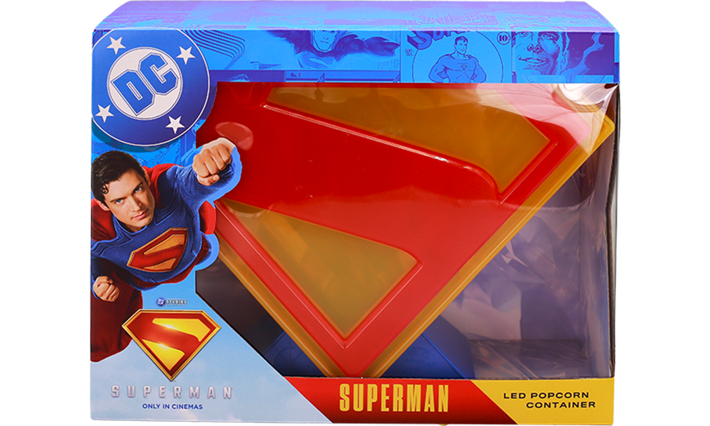 Superman LED Popcorn Container – HOYTS Gift Shop Australia