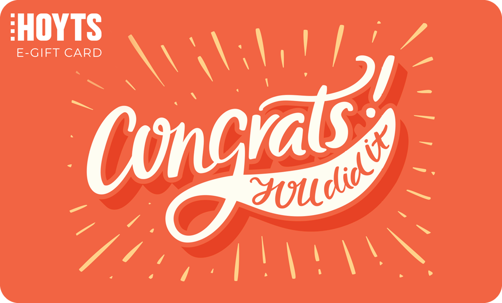 Congratulations E-Gift Cards | HOYTS Gift Shop AU